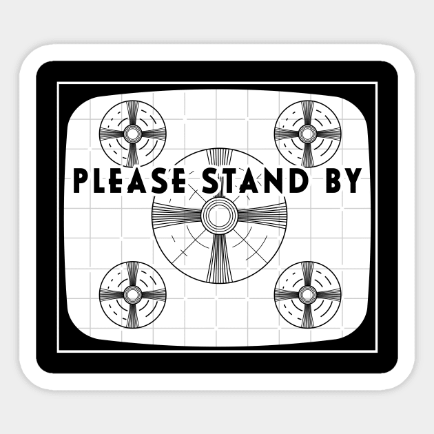 Retro TV test screen pattern - Tv - Sticker | TeePublic Retro TV test screen pattern - Tv - Sticker | TeePublic